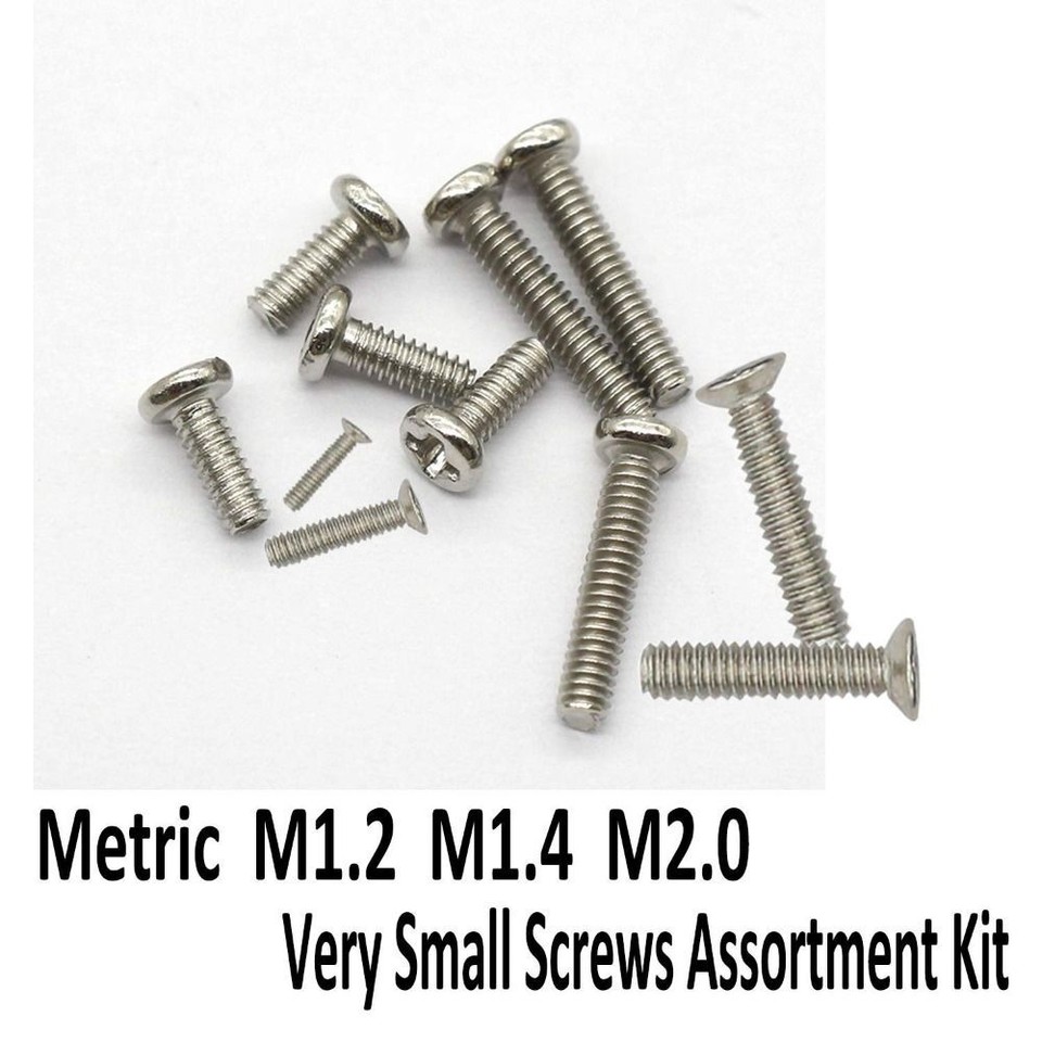 Stainless Steel Mini Screws Assortment Kit 18 Kinds Micro Screws Set ...