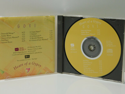 Heart of a Gypsy by Govi CD, Feb-1992, Real Music Records Guitar, New ...