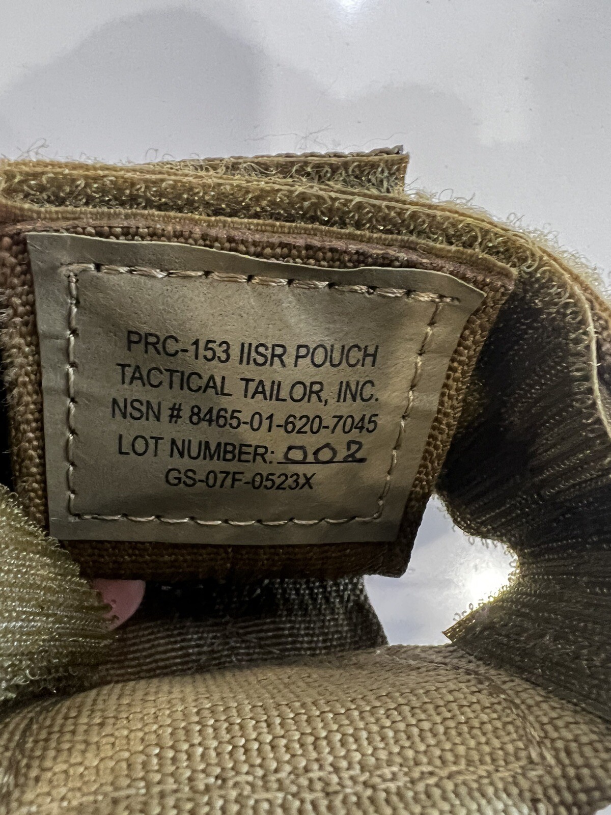 Tactical Tailor PRC-153 IISR Individual Intra-Squad Radio Pouch Coyote ...