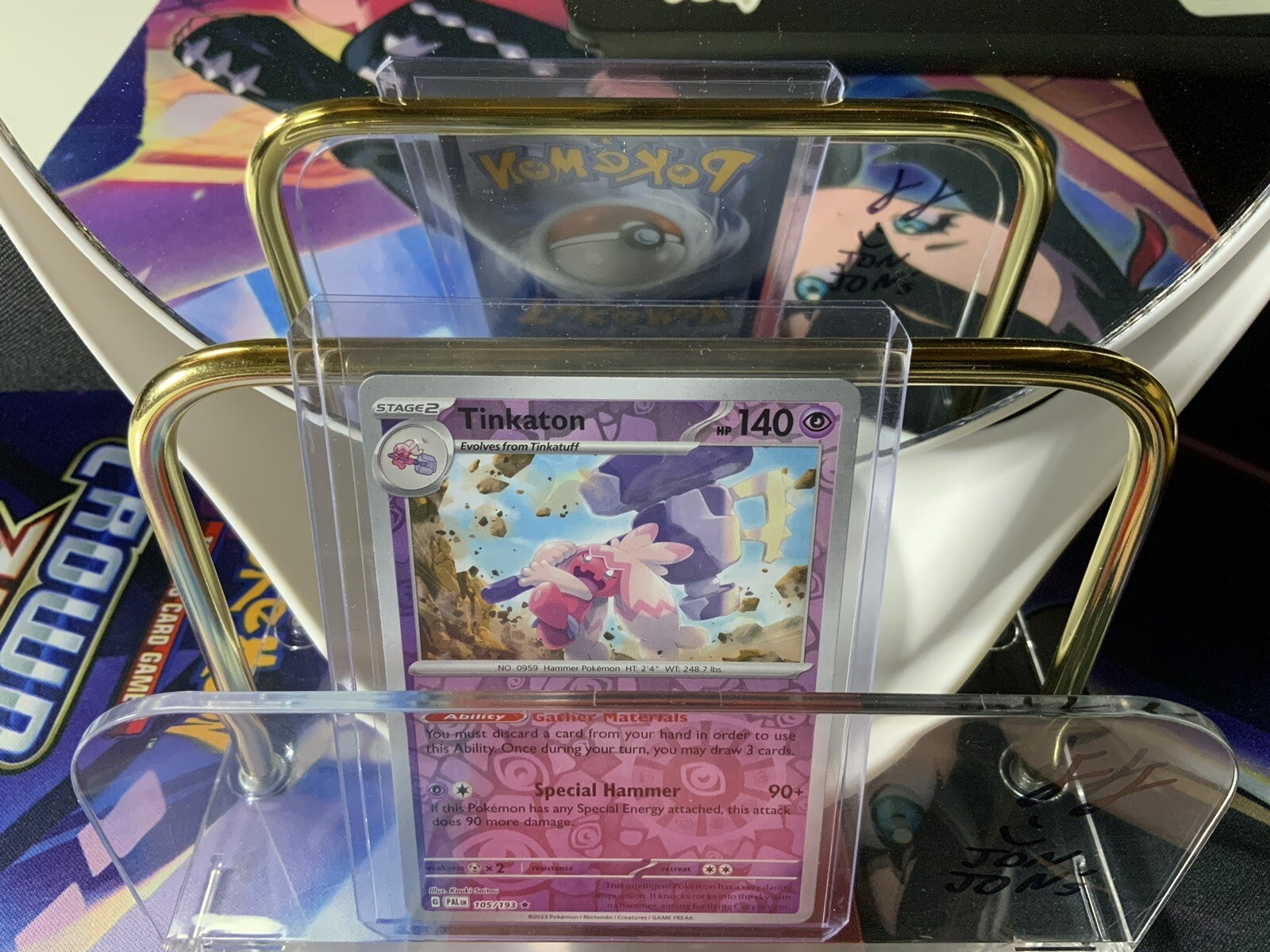 Pokemon Tinkaton Reverse Holo Paldea Evolved 105/193 NM | eBay