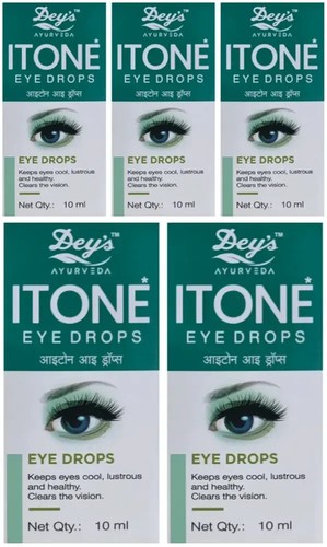 5pc x ITONE Eye-Drops Herbal Ayurvedic for Conjunctivitis, Itching of ...