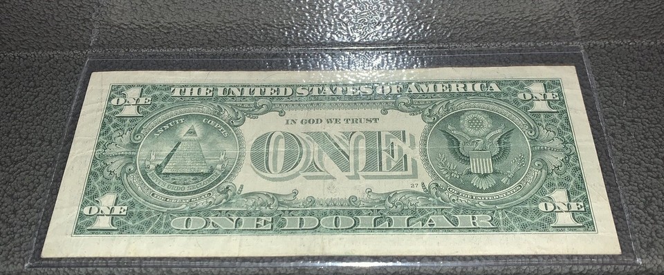 Low Serial Number Star Note 2017 One Dollar Bill Note Fancy 6 Digit ...