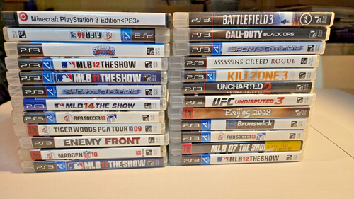 LOT OF 24 USED PS 3 VIDEO GAMES ! | eBay