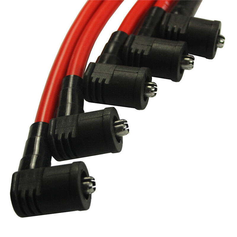 RED SPARK PLUG WIRE SET of 5 FOR 1992-2000 Honda Civic 1994-2002 Honda ...