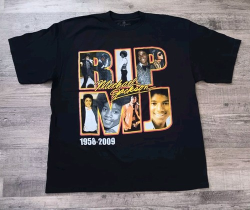 RIP MJ Michael Jackson Band T-Shirt Size XL 2009 Rest In Peace King Of ...