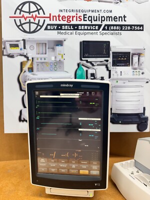 MINDRAY V12 Bedside Monitor - Refurbished Spo2, NiBp, Temp, IBP, ECG ...