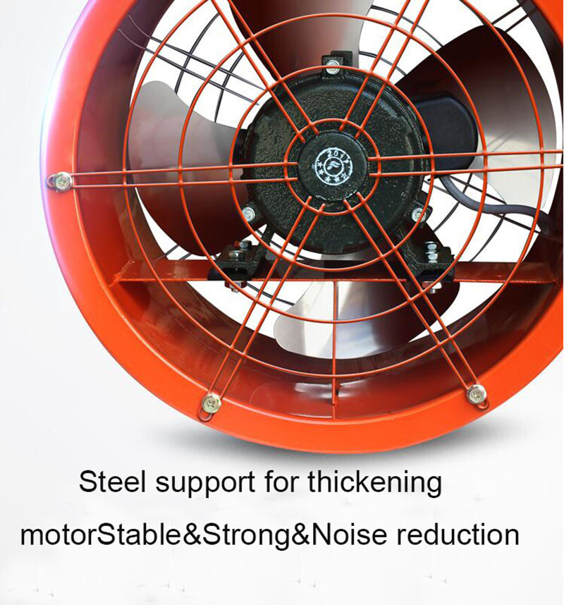 220V14'' Explosion-proof fan proof axial fan Cylinder pipe fanQMF:350 ...