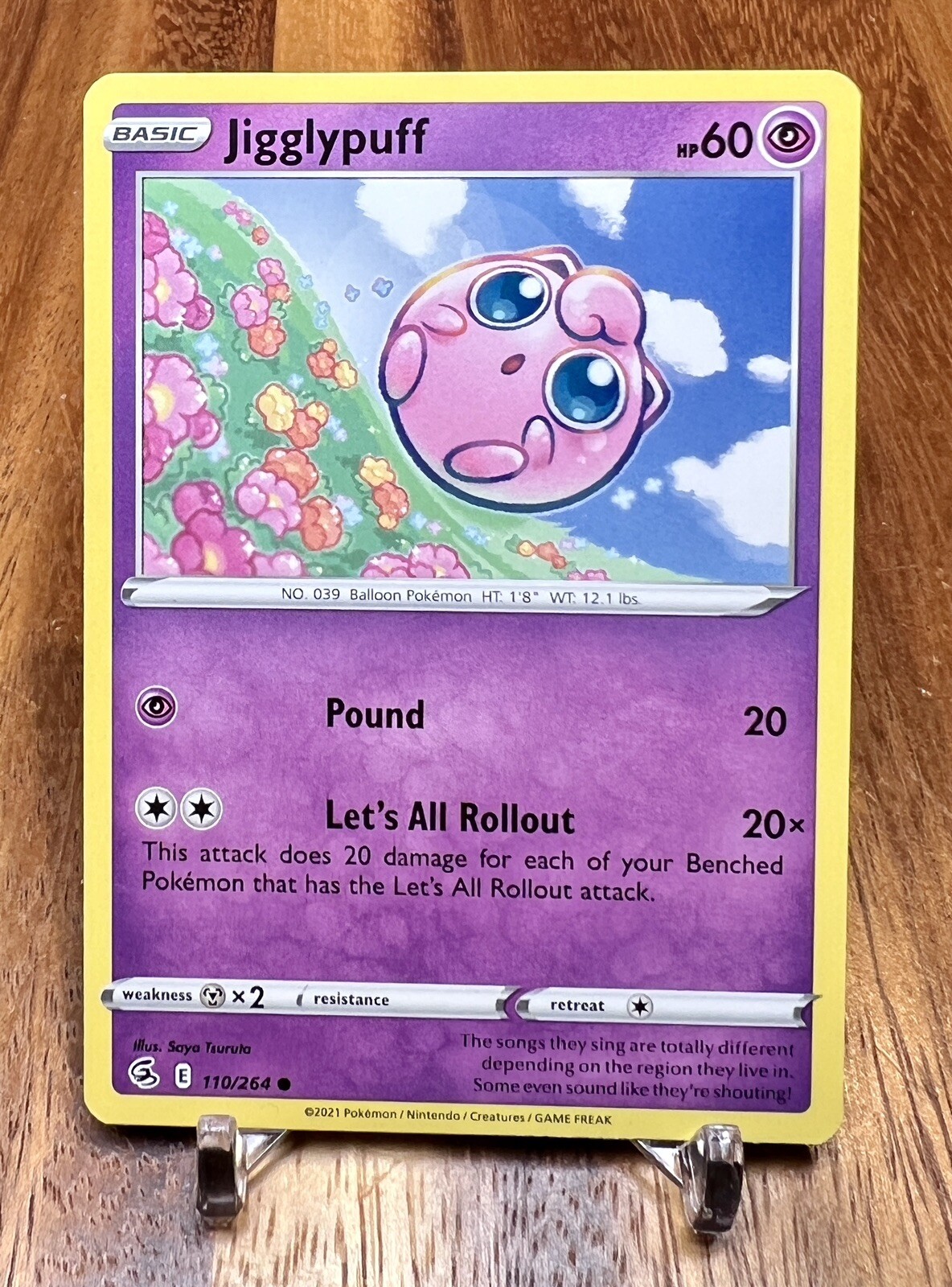 Jigglypuff 110/264 Non Holo Common Fusion Strike Pokemon Card NM | eBay