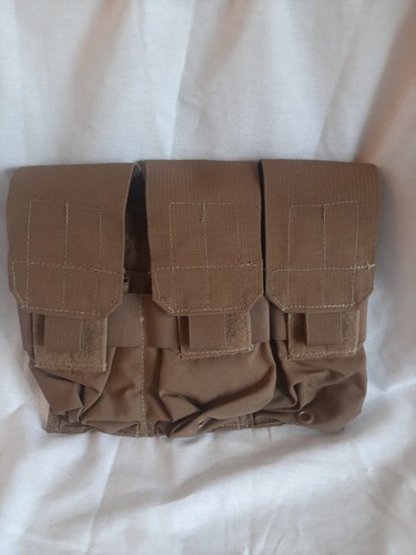 NEW First Spear 5.56 triple mag pouch COYOTTE 6/12 magazine flap pocket ...