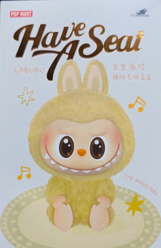 Labub Authentic Popmart Monsters Blind Box (HAVE A SEAT) | eBay