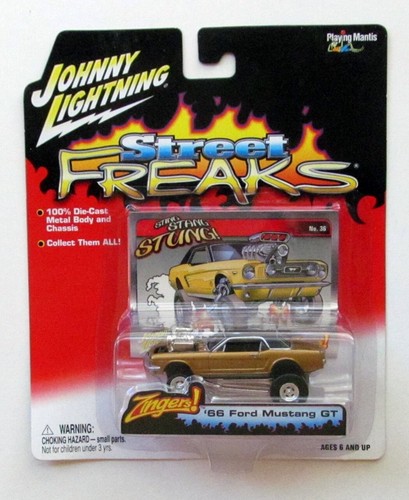 Johnny Lightning Street Freaks Sting, Stang, Stung '66 FORD MUSTANG GT ...