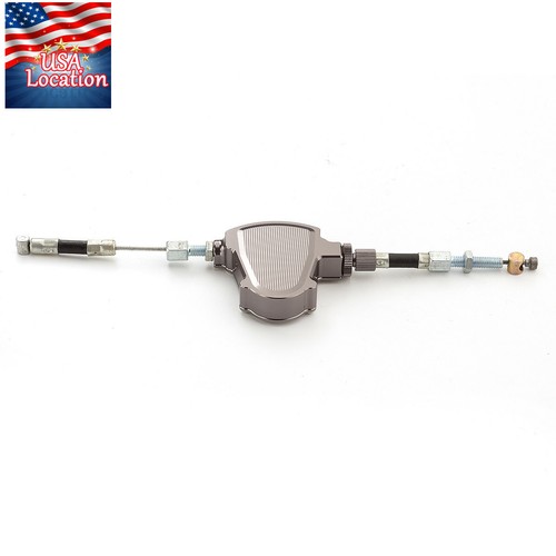 1x Gray Aluminum CNC Stunt Clutch Pull Cable Lever Easy System ...