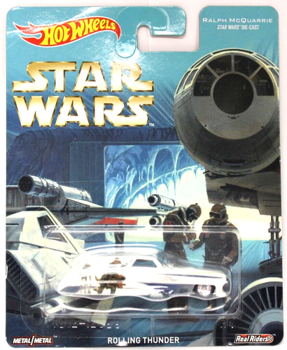 Hot Wheels Pop Culture Star Wars Rolling Thunder pearl white DragRR's ...
