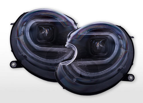 FK LED DRL Halo XENON Headlights BMW Mini One Cooper 06-12 R55 R56 R57 ...