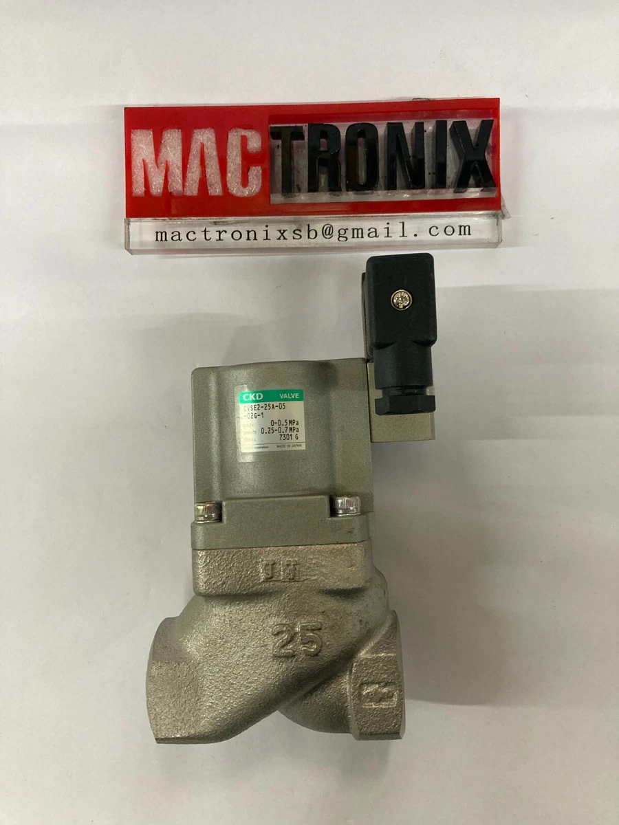 CKD COOLANT VALVE With Solenoid Valve CVSE2-25A-05-B2H-1, 60% OFF