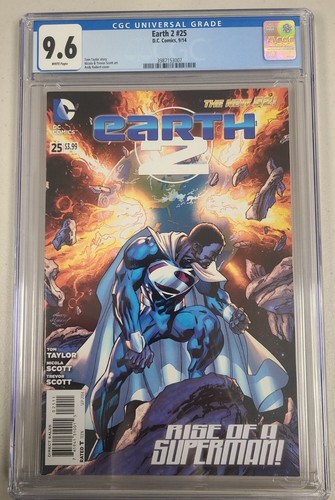 Earth 2 # 25 CGC 9.6 1st Cover Appearance Val-Zod Superman 🔑🔥 | eBay