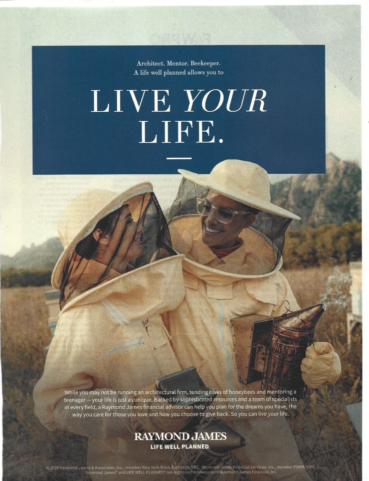 Raymond James Print Ad, Raymond James Magazine Ad, Raymond James Ad | eBay