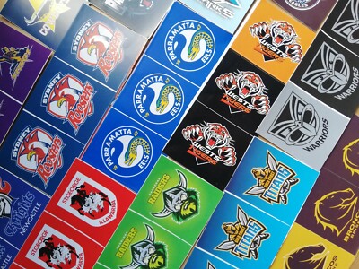 Official NRL Club Stickers 3 Stickers per Sheet. | eBay Australia