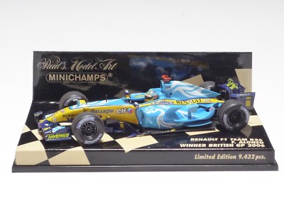 MINICHAMPS 1:43 RENAULT F1 TEAM R26 F. ALONSO WINNER BRITISH GP 2006 | eBay