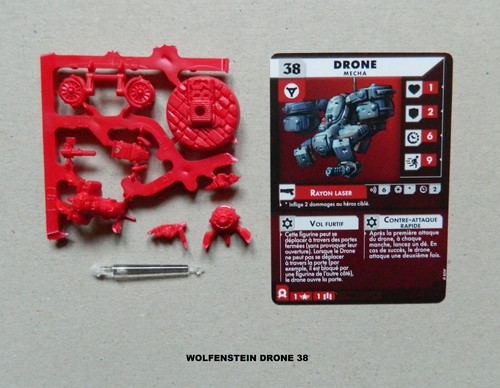 WOLFENSTEIN Figurine plastique DRONE 38 + Carte | eBay