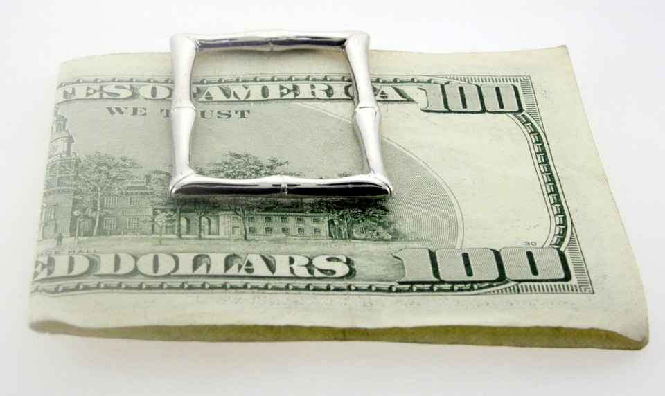Authentic VINTAGE 14KT WHITE GOLD TIFFANY & CO. MONEY CLIP 17.50 grams ...