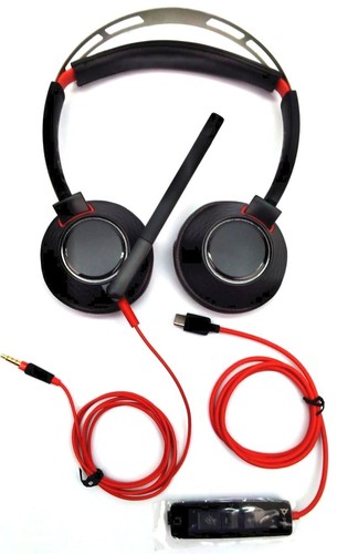 Plantronics Poly C5220 Headset USB-C Over the Head Blackwire Binaural ...