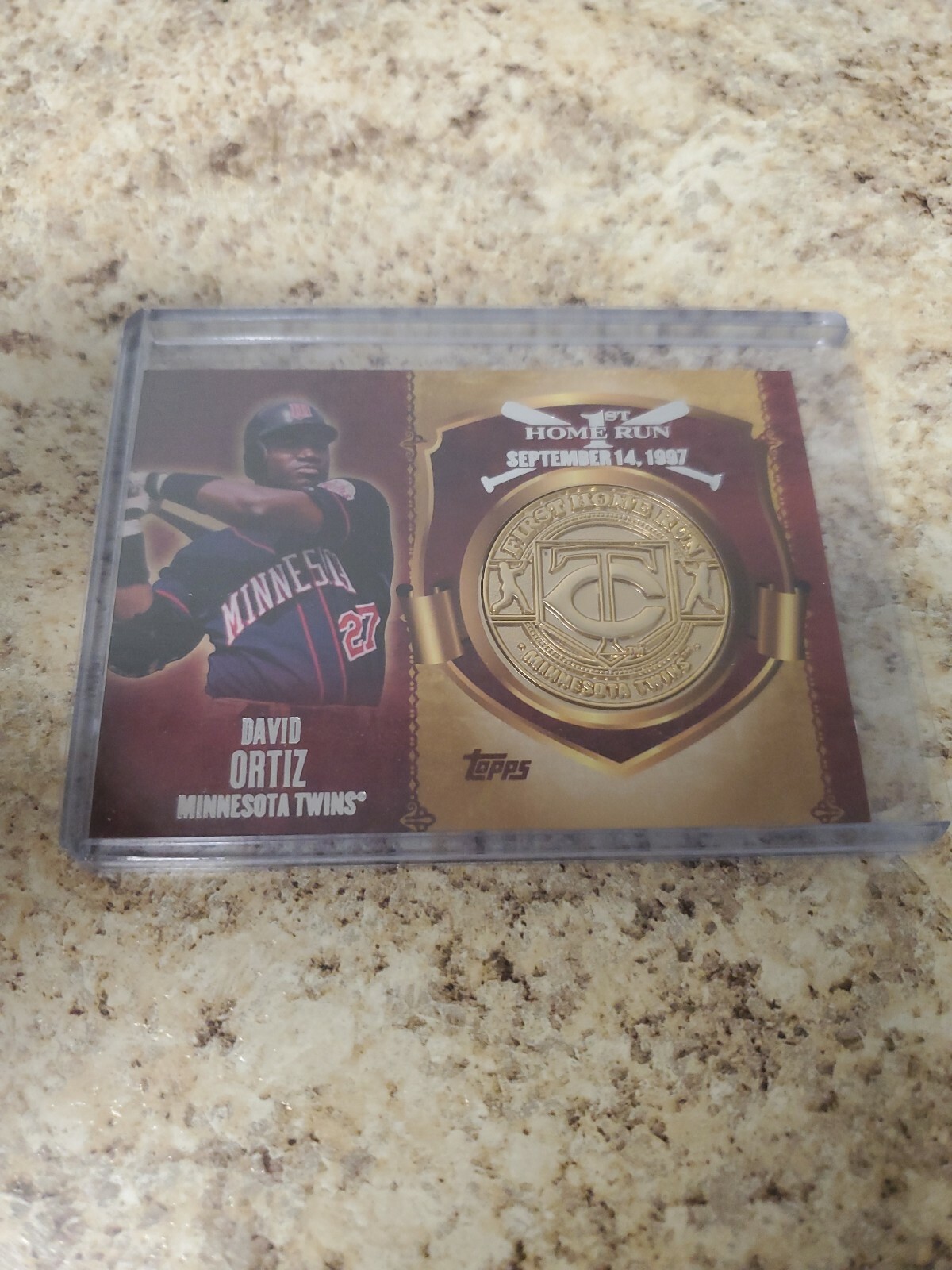 2015 Topps First Home Run Medallions Series 2 #FHRM-DO David Ortiz NM ...