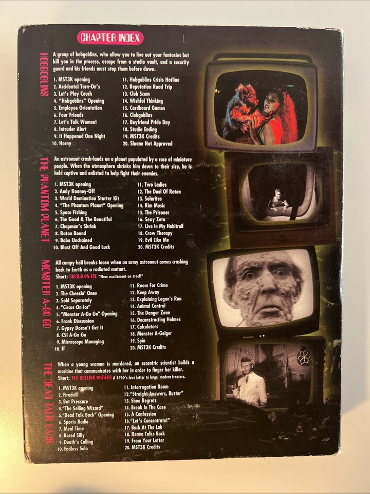 Mystery Science Theater 3000 Collection Vol. 8 DVD, 4-Disc Set MST3K ...