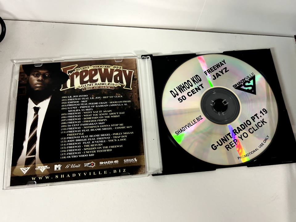 RARE DJ WHOO KID G-UNIT RADIO 19 REP YO CLICK FREEWAY 50 CENT MIXTAPE ...