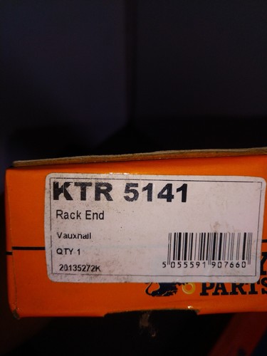 Inner Rack End KTR5141 Key Parts Tie Rod Joint 1609034 1603415SK ...