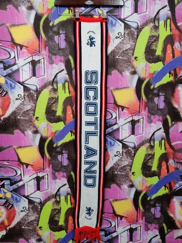 Scotland National Football Team Soccer Vintage Retro Old Scarf Length ...
