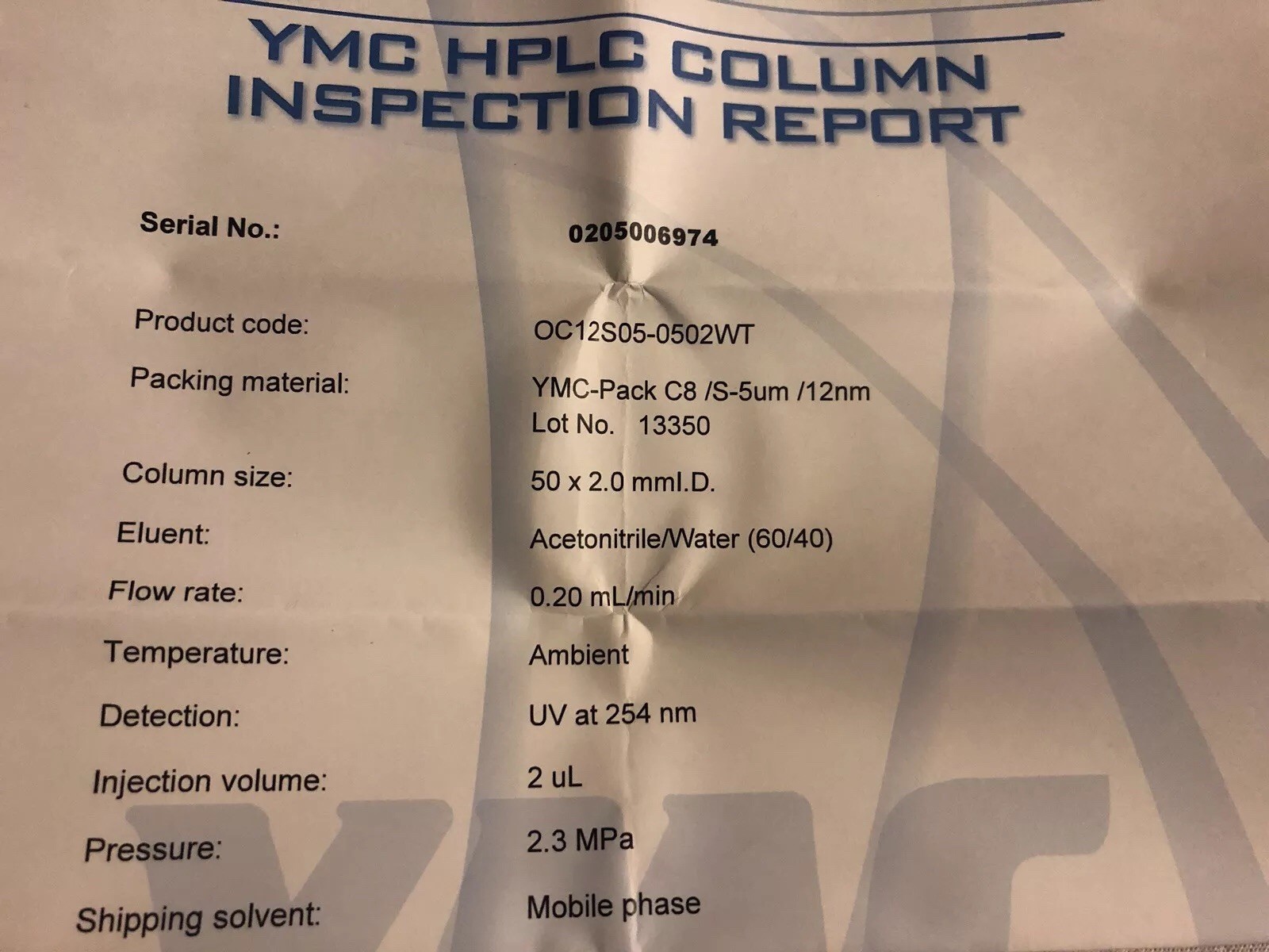 Ymc Hplc Column | eBay