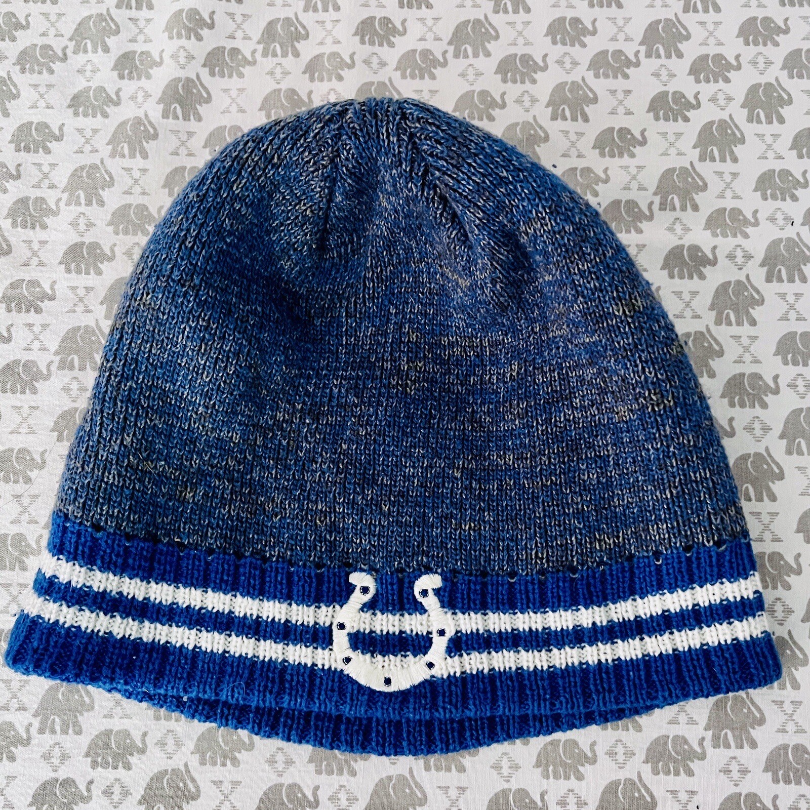 Indianapolis Colts NFL Embroidered Beanie Skull Cap Knit Hat Reebok ...