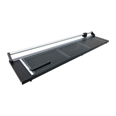 48'' Manual Rotary Paper Cutter w/ Angle Line Trimmer Guillotine ...