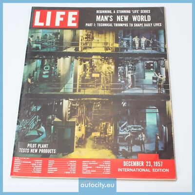 LIFE Magazine - December 23, 1957 - Pilot plant tests new products | eBay