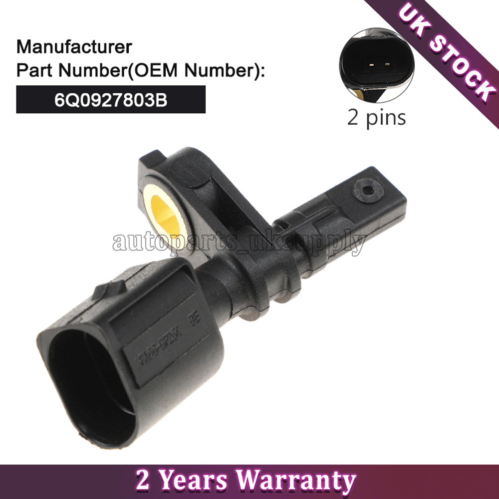 ABS Wheel Speed Sensor Front Right for Audi A1 A3 VW Golf Skoda Fabia ...