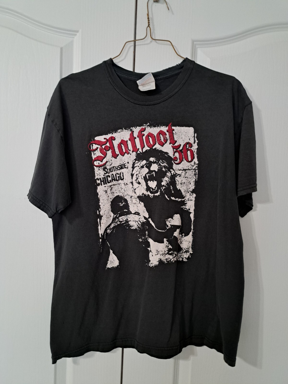 vintage early 2000's christian punk shirt - Flatfoot56 - Gem