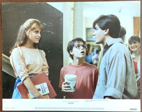 Charlie Sheen Corey Haim & Kerri Green Lucas 1986 original movie Lobby ...