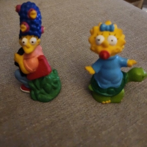 The Simpsons cake toppers Playmates Marge Bird Watching & Maggie on ...