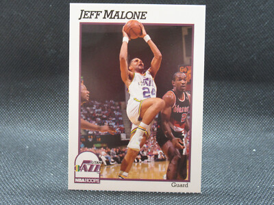 1991-92 NBA Hoops #210 Jeff Malone Utah Jazz basketball card A | eBay
