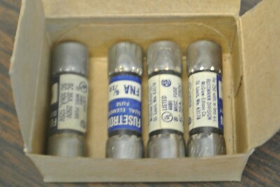 LOT of 4 / BUSS FNA6/10 FUSETRON FUSE / 6/10A / 250V / NEW SURPLUS ...
