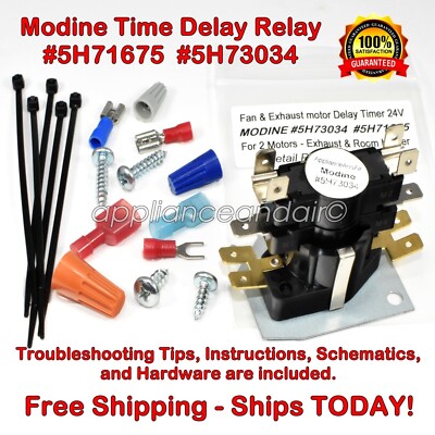 5H071675 Modine Fan Time Delay Relay Unit Gas Heaters, in Stock Ships ...