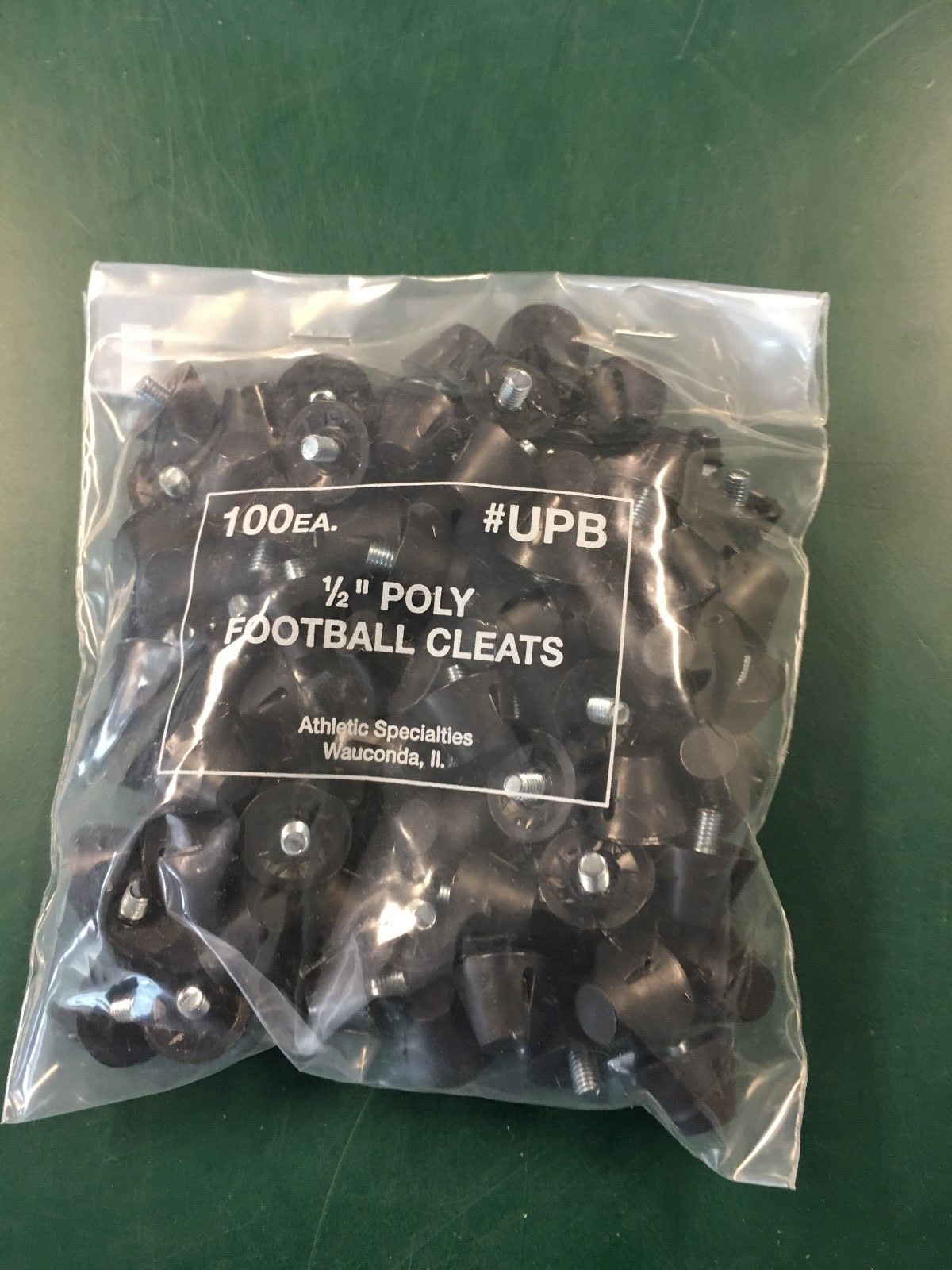 Football Replacement Cleats Poly 1/2" UPB (100 per bag) NEW | eBay