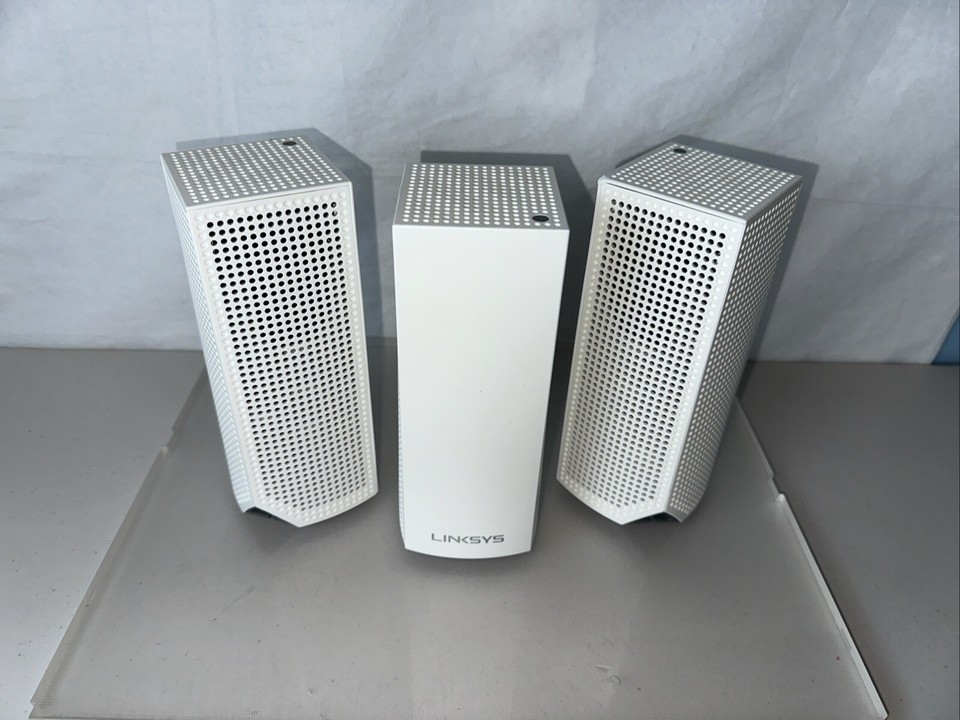 Linksys Velop Tri-Band Mesh WiFi System Model No. WHW03 White Set Of 3 ...