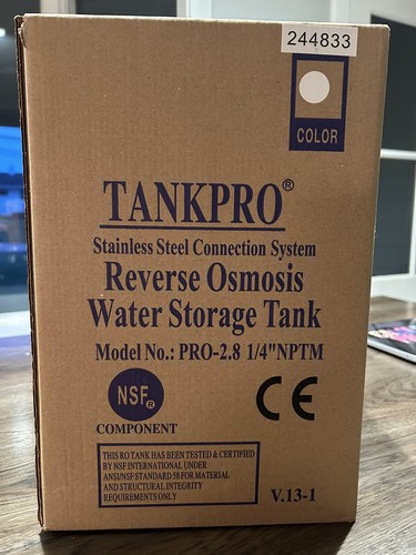 Reverse Osmosis Storage Tank Pro 2.8 | eBay