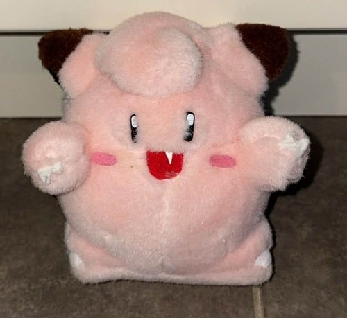 Tomy Pokemon Clefairy Fuzzy Plush 5" Stuffed Toy Doll | eBay