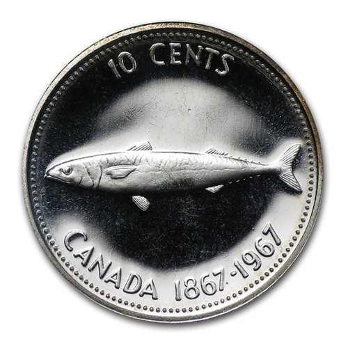 Canada 1967 Proof Like Silver Ten Cent Piece - Dime!! | eBay