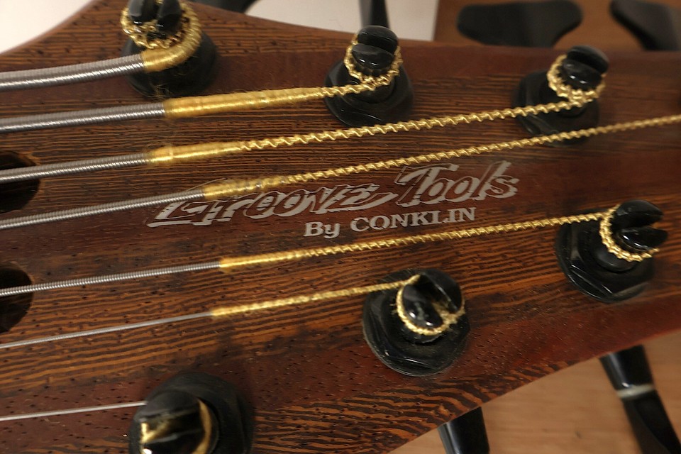 Conklin Guitars GT7 Groove Tools 7 String Electric Bass Guitar w/ Hard ...