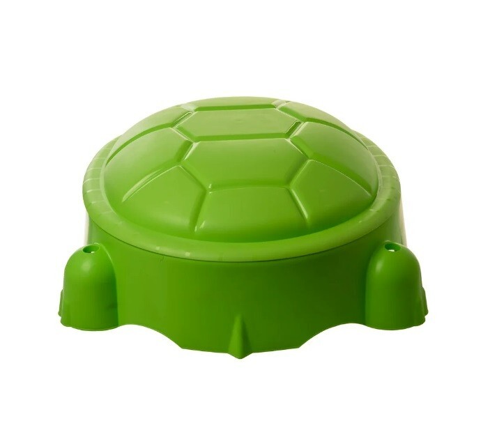 Turtle Sand Box Outdoor Little Kid Perfect Gift Play Cover Backyard Lid ...