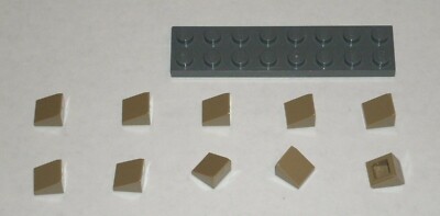 LEGO NEW 1x1x0.66 Dark Tan Slope 31° (10x) 6040126 6015451 Brick 50746 ...